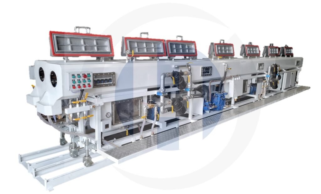 DUAL-SINGLE VACCUM SIZING SPRAY TANK – Hasmukh Engineering Works